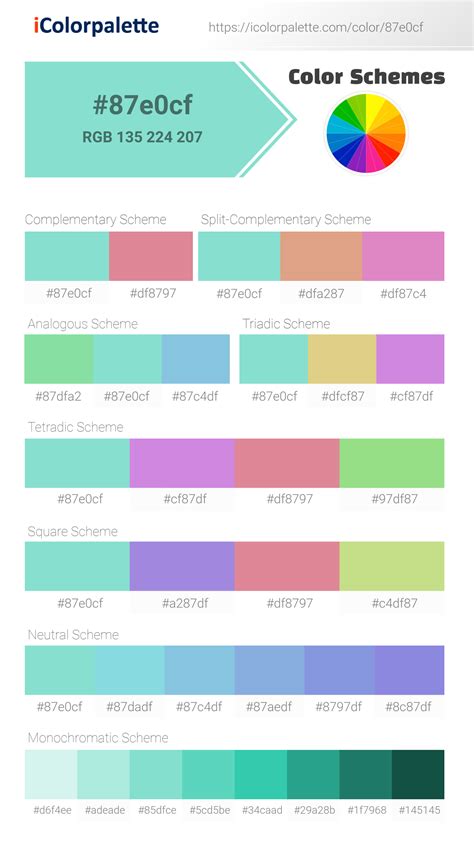 Sea Foam Information Hsl Rgb Pantone