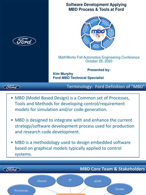 Software Development Applying Model Based Design Process And Tools Pdf