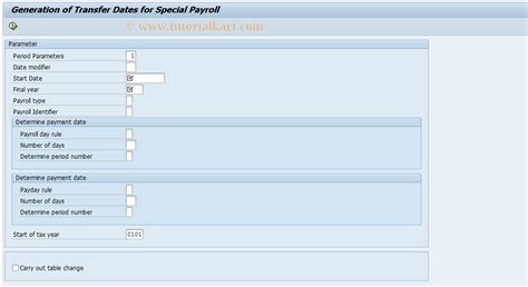 PC00 M09 CCTPM0 SAP Tcode GenTranfrDatesForSpecialOCPeriods