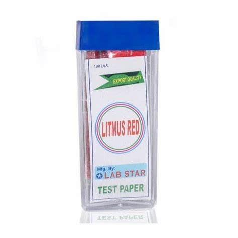 100 Lvs Plastic Pack Litmus Red Paper At ₹ 45 Pack Litmus Paper In
