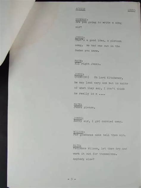 Original Dads Army Script Number Engaged In General Other
