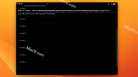 warp终端 Warp for Mac 基于 Rust 的终端 MacV