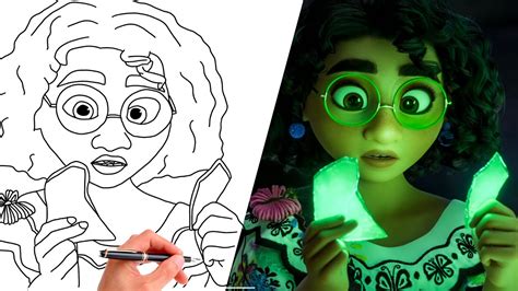 How To Draw Mirabel From Encanto The Movie Super Easy Disney Drawing