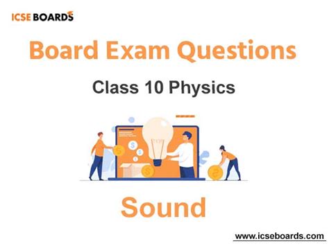 Sound ICSE Class 10 Physics Board Exam Questions