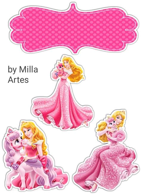 Pin De Amorica Tan Em CAKE TOPPER 2 Festa De Princesa Da Disney