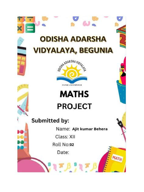 Math Project Edited Pdf