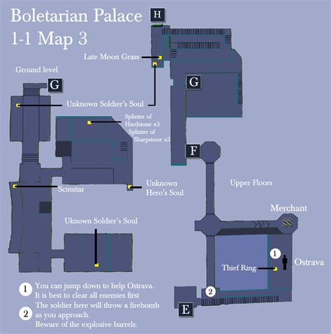 Todos los mapas de las mazmorras y guía de estrategia Trucos Demons Souls