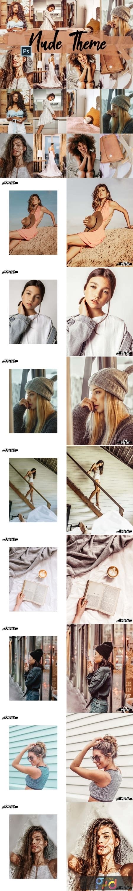 Nude Photoshop Actions GraphicUX