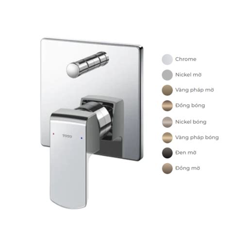 Van Chỉnh Nóng Lạnh Kèm Nút Chuyển Hướng Toto Tbg02304ba