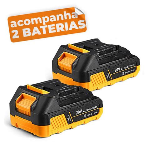 Parafusadeira Furadeira 3/8 Pol. com - DEKO-DKCD20XL01-H10S2