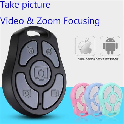 2021 Newest 5 Key Selfie Shutter Bluetooth Remote Control Self Timer