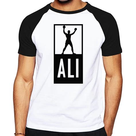 Summer Mens Muhammad Ali T Shirts Men Fitness Casual Shirt Mma Short