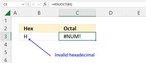 How To Use The HEX2OCT Function