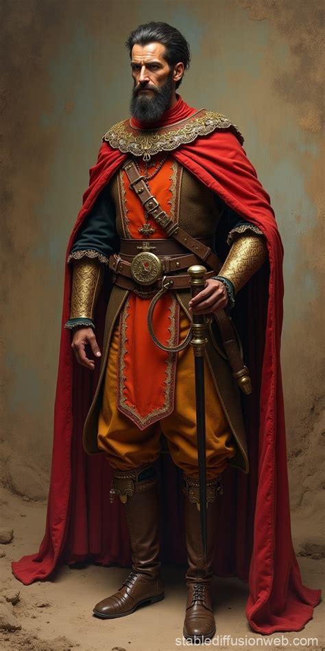 Don Quixote Character Design Stable Diffusion Online