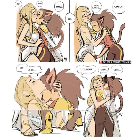 Rule 34 Adora Aveecomics Catra Comic Fingering Kissing Masters Of The