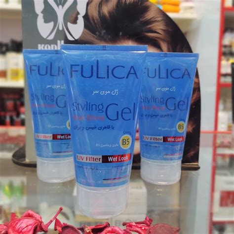 خرید و قیمت ژل مو فولیکا حجم 150میل موهای خیس آبی از غرفه لوازم آرایشی