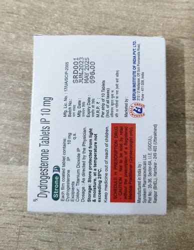 Strone D 10mg Tablet Strength 100 Mg At ₹ 470 Stripe In Chennai Id