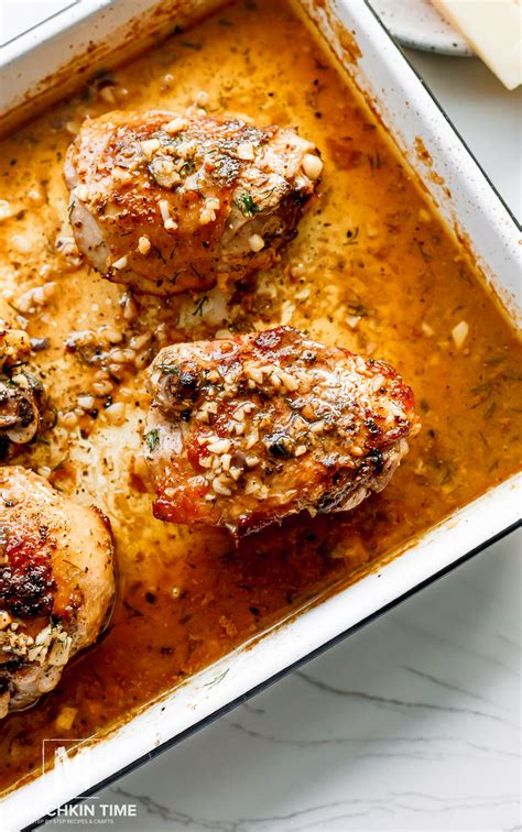 Delicious Garlic Butter Baked Chicken Thighs Video Munchkin Time
