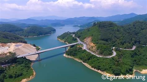 สะพานข้ามเขื่อนบางลาง ทะเลสาบฮาลาบาลา ต แม่หวาด อ ธารโต จ ยะลา เขื่อนบางลาง ทะเลสาบฮาลาบาลา