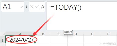 《梦醒蝶飞：释放excel函数与公式的力量》6 4 today函数 excel中today函数 csdn博客