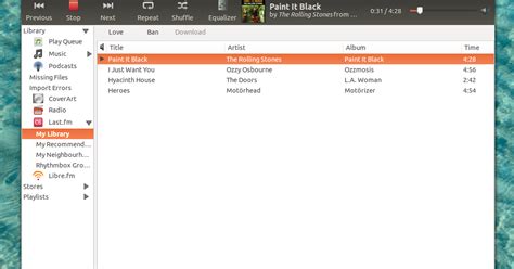 Rhythmbox 298 Released Install It In Ubuntu ~ Web Upd8 Ubuntu