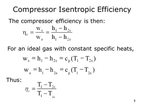 Compressor Efficiency Isentropic At Cody Schlater Blog