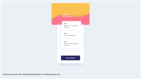 Timeline Ui Design Using Html And Css Coding Torque