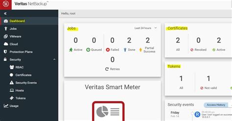 Remote Infrastructure Management Veritas Netbackup 812 Webui Interface Configuration