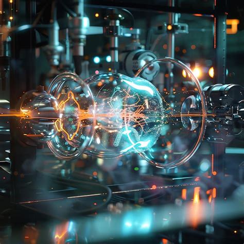 Quantum Teleportation Experiment In Scientists Lab Premium Ai