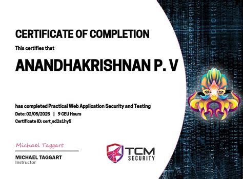 Cybersecurity Penetrationtesting Websecurity Ethicalhacking Owasp Anandha Krishnan Pv