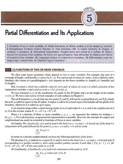 Partial Differentiation Pdf