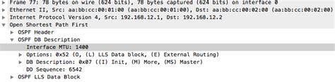 OSPF MTU mismatch いっとねっと