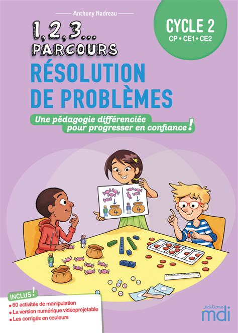 1 2 3 Parcours Résolution de problèmes Cycle 2 Éditions MDI