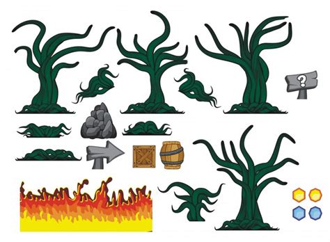 Premium Vector Set Of Game Asset