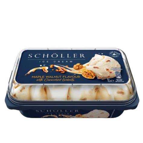 Сладолед Кленов Сироп с Карамел и Орехи Schöller 1 л