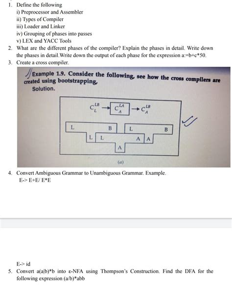 Solved 1 Define The Following I Preprocessor And Assembler Chegg Com