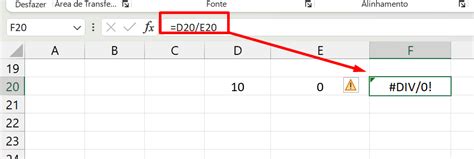 Como Se Livrar Do Erro Div No Excel Ninja Do Excel