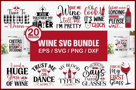 Wine Svg Design Bundle Graphic By Graftify · Creative Fabrica