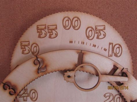 Laser Cut Gear Clock Free Vector Download