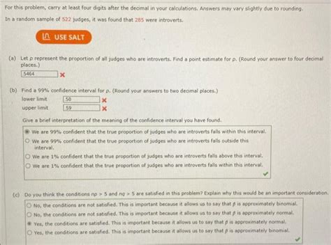 Solved For This Problem Carry At Least Four Digits After