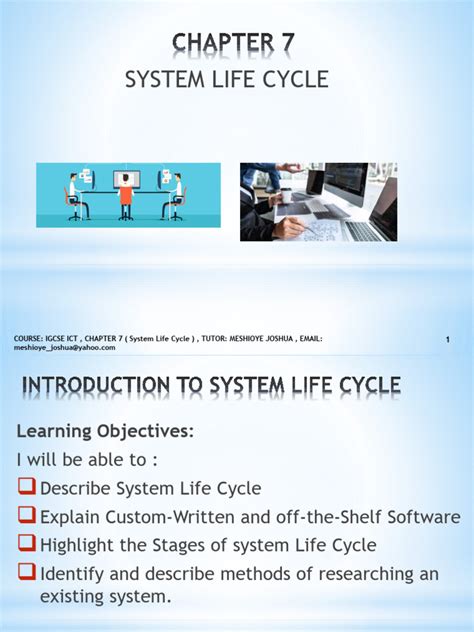 Igcse Ict Chpt 7 System Life Cycle Pdf Software Development