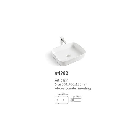 Art Basin 500x500x135mm 5006 Silica