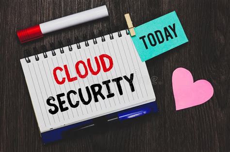 Writing Note Showing Cloud Security Business Photo Showcasing Protect The Stored Information