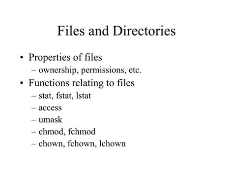 PPT Files And Directories PowerPoint Presentation Free Download ID 4161975