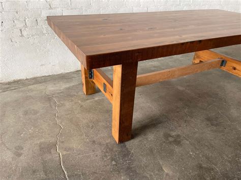 Ambassador Solid Reclaimed Wood Dining Table Workshop Workshop
