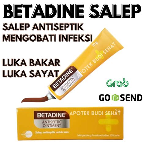 Jual Betadine Salep Betadine Ointment Antiseptic 5gr Salep Luka Bakar