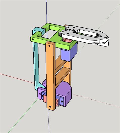 Simplest DOF Servo Arm With Claw By Sica Download Free STL Model Printables Com