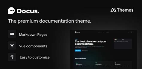Docus Create Document Driven Websites With Vue And Markdown