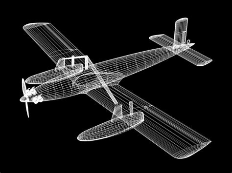 Type1 Target Plane 3d Model Cgtrader