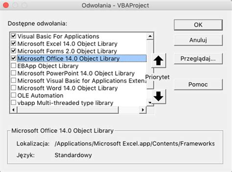 Dodawanie Bibliotek Obiektów Do Projektu W Języku Visual Basic Pomoc